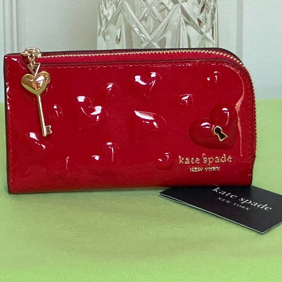 kate spade | Bags | Kate Spade Key To My Heart Small Slim Bifold ...